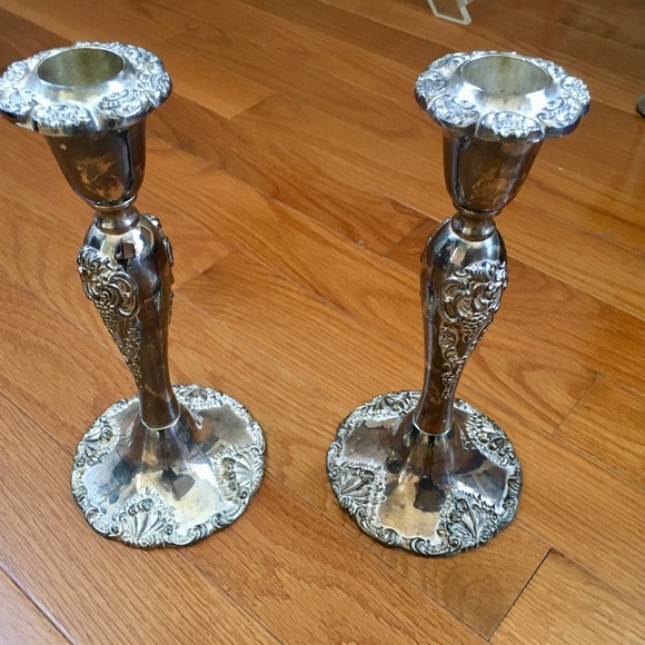 Godinger | Accents | Vintage Godinger Silver Plated Candle Holders ...